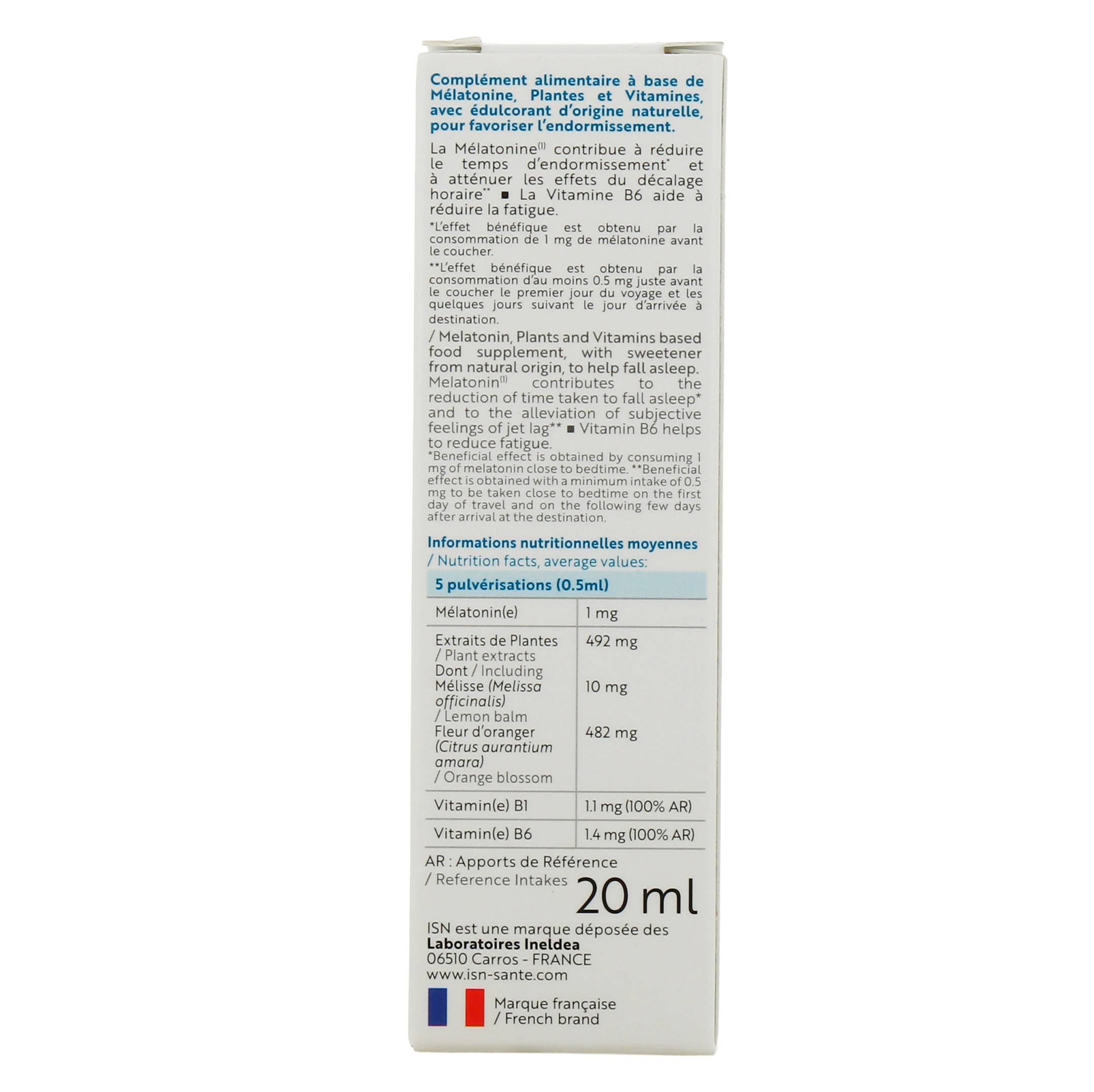 Ineldea Somnil Melatonine Flash - Complément alimentaire sommeil