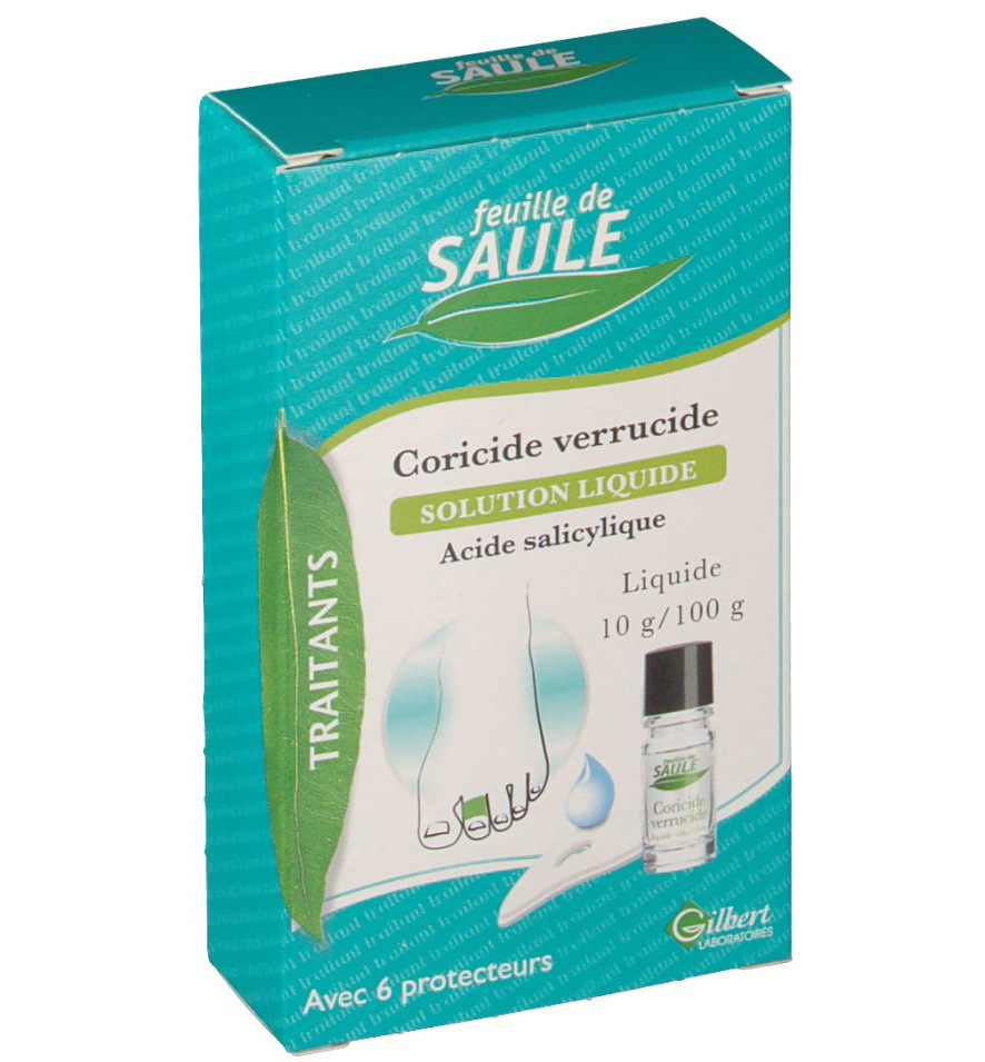 Prix de FEUILLE DE SAULE Solution pour application locale coricide ...