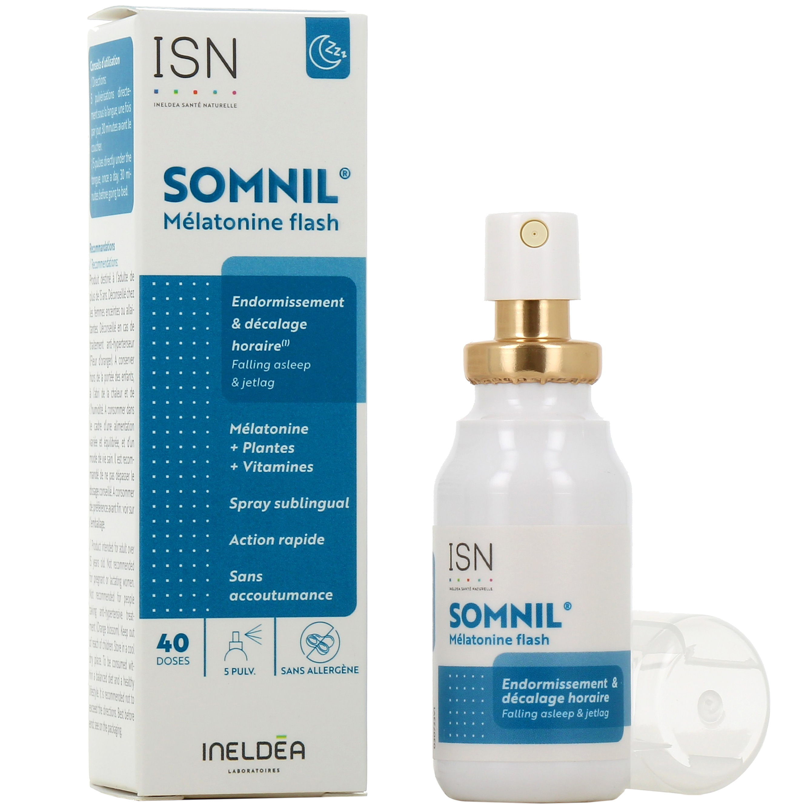 Ineldea Somnil Melatonine Flash - Complément alimentaire sommeil