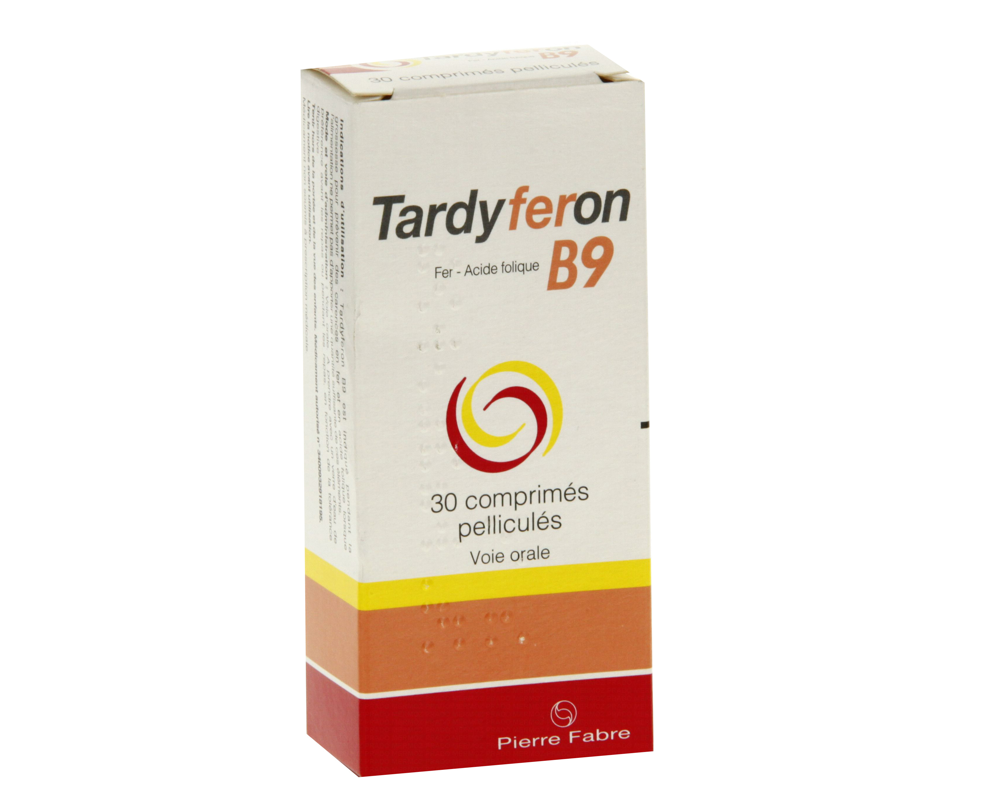 Tardyferon B9 30 comprimés - Pierre Fabre | Pharmacie des drakkars