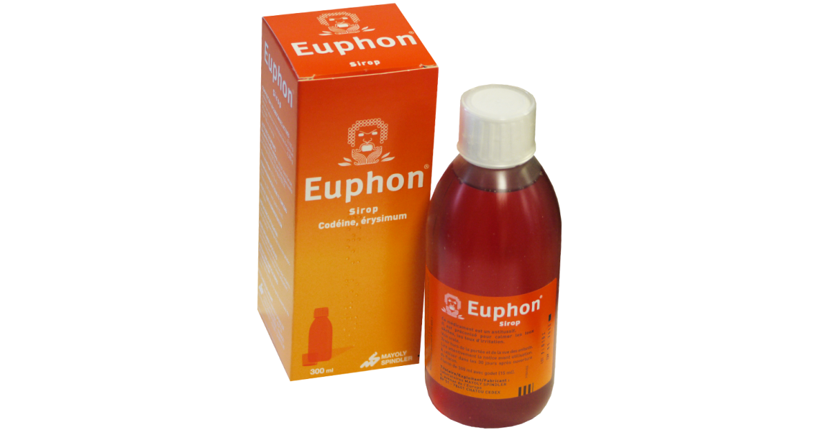 Sirop Flacon 300ml - Euphon | Pharmacie des drakkars