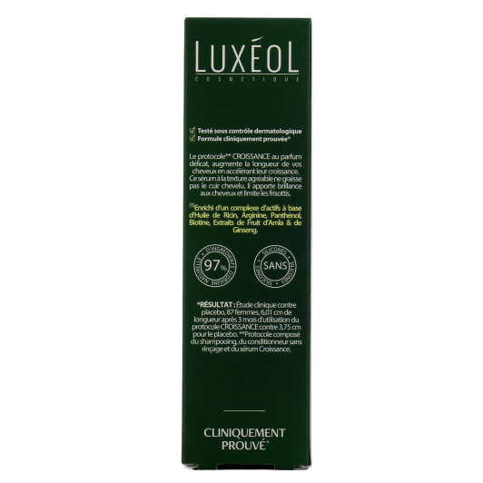 Luxeol Croissance Sérum pour faire pousser les cheveux